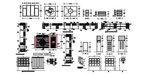 D Blocks Of Door Window Units CAD Drawings Dwg Autocad File Cadbull