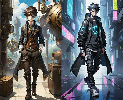 Steampunk Vs Cyberpunk By Bingman666 On Deviantart