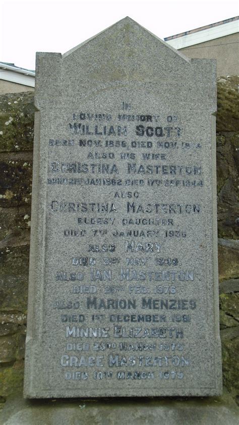 Grace Masterton Scott 1898 1979 Find A Grave Memorial