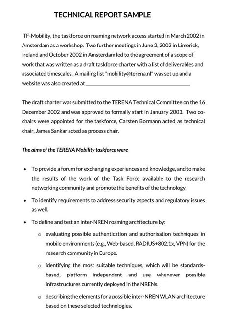 10 Best Technical Report Examples Format And Free Templates With