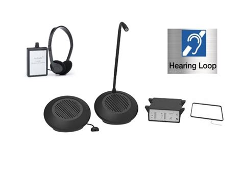 Contacta Speaker And Microphone Pod System Package Hearing Loop Australia