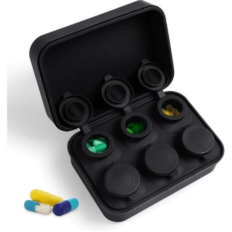 Pilulier Portable Semainier Medicament Pilulier Avec Compartiments Boîtes À Pilules En