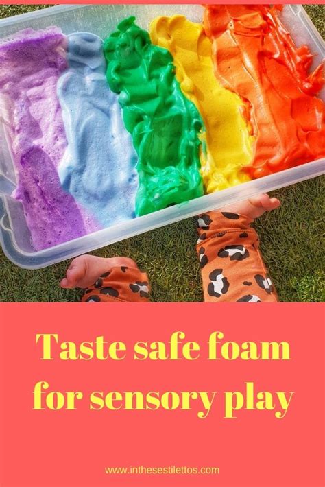 How To Make Taste Safe Foam For Sensory Play Artofit