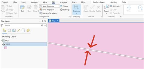 solved splitting large polygons creates gaps and shifts b esri