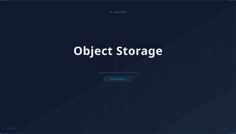 What Is Object Storage Definition How It Works And Use Cases