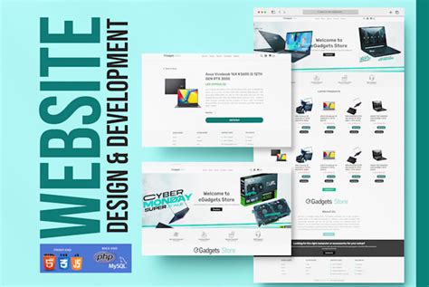 Design and develop a custom website with php html css js and mysql by Pixelgarage489 | Fiverr