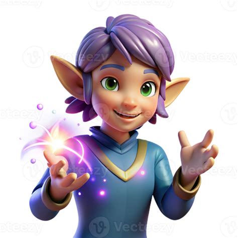 Vibrant Classic A Mischievous Pixie Casting A Spell With Exclusive