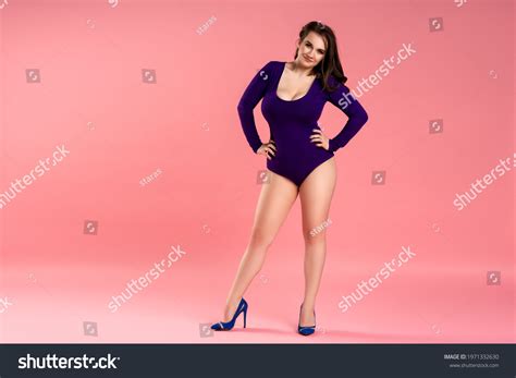 Sexy Plus Size Model Big Breasts Stock Photo Shutterstock