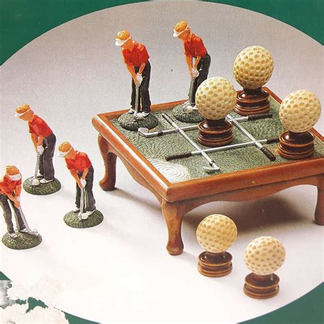 Golf Tic Tac Toe Set Sports Theme Game Golfer Versus Golf Ball Other Golf