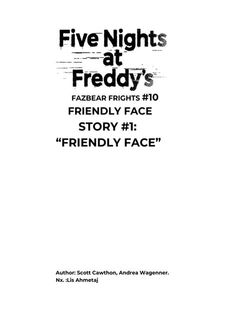 Five Nights At Freddys Fazbear Frights 10 Pdf