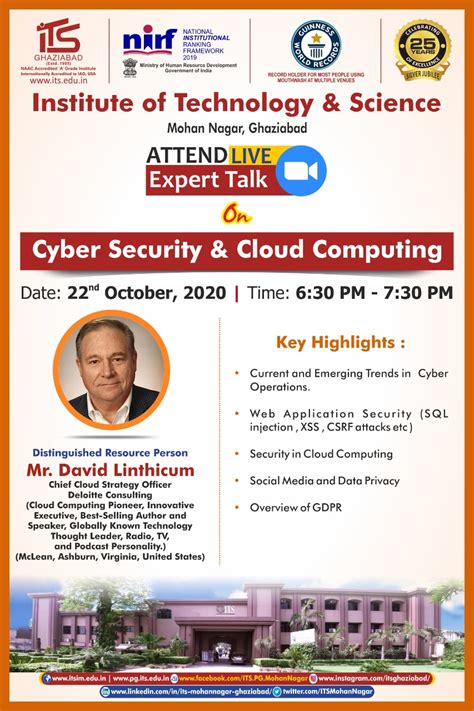 Cyber Security And Cloud Computing On 22nd October 2020 Its Im