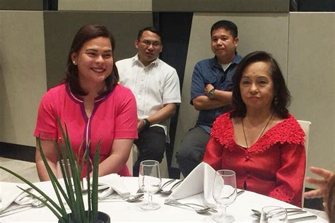 Arroyo Sara Duterte Meet For Lunch Abs Cbn News