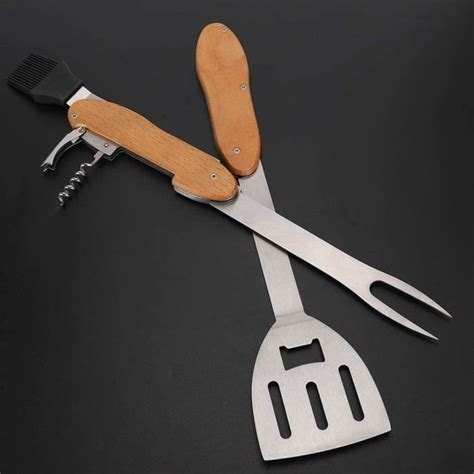 Ensemble D Outils De Barbecue Ensemble D Outils De Grillade Multifonctions Avec Poignée Anti