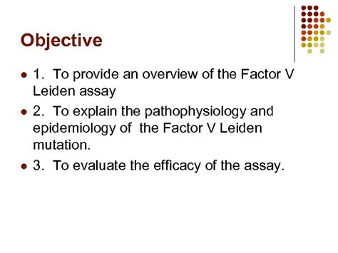 Factor V Leiden Detection And Genotyping August 6