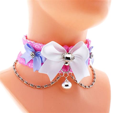 Kittenplay Collar Pet Play Collar Gear Princess Ddlg Choker Necklace