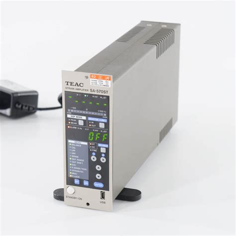 Dw 8日保証 2台入荷 校正2024年4月ま 有効 Sa 570st Teac ティアック Strain Amplifier Teds対応