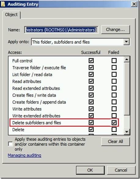 How Can I Monitor Deletion Of A File On A Windows Server Server Fault