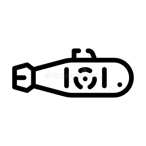 核潜水线图标矢量图黑色 向量例证 插画 包括有 控制 投反对票 手提箱 环境 朽烂 例证 符号 199176137