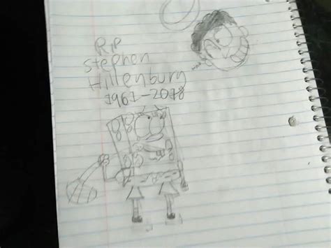 Rip Stephen Hillenburg Spongebob Squarepants Amino