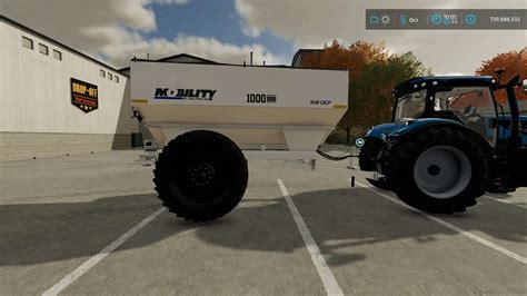 Mobility 1000 Fertilizer Spreader V1 0 Fs22 Mod Farming Simulator 22 Mod