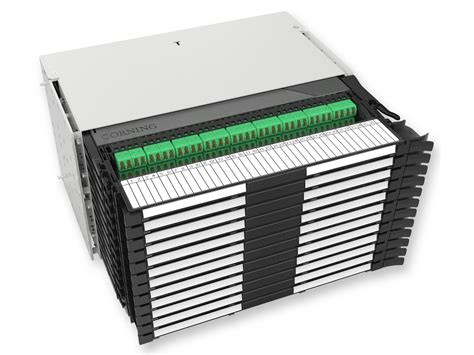Cx4u8p24 B3 2rh000 Centrix™ Empalme Vivienda 12 Casetes Cada Uno Con 24 Adaptadores Lc Apc