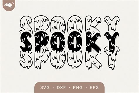 Spooky Svg File Spooky Halloween Svg Graphic By Elinecreative