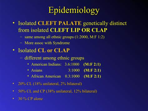 Clinical Aspects Of Cleft Lip And Palate Reconstruction Ppt