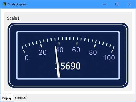 ScaleDisplay Software