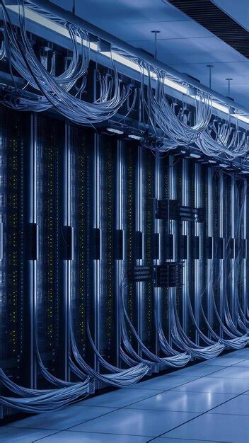 Network And Internet Communication Technology In Data Center Server