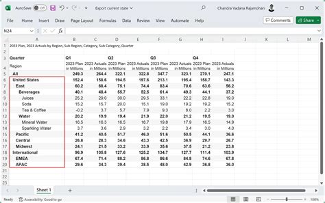 Formatted Export To Excel Spreadsheets In Power BI Inforiver
