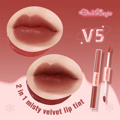 Jual Pinkflash Dual Ended Matte Lipstick Liquid Lip Gloss Velvet Tint