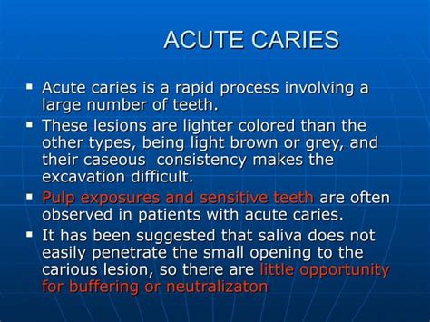 Classification Of Dental Caries PPT Classification Of Dental Caries PPT