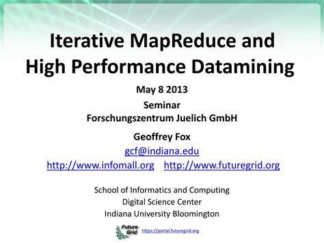 Ppt Iterative Mapreduce And High Performance Datamining Powerpoint Presentation Id3150999