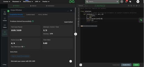 Gfg160daysofcode 160daysofcode Gfgpractice Python Problemsolving Eklavya Shinde