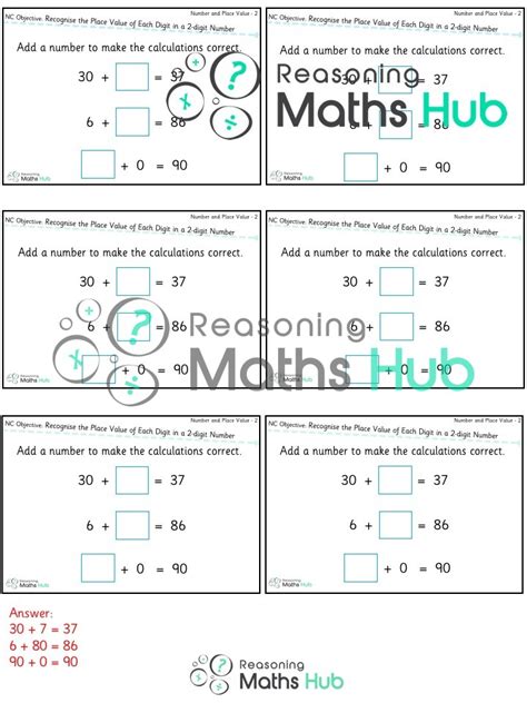 Recognise The Place Value Of Each Digit In A Two Digit Number Master