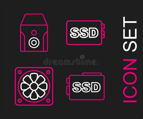 set line ssd card computer cooler and uninterruptible power supply