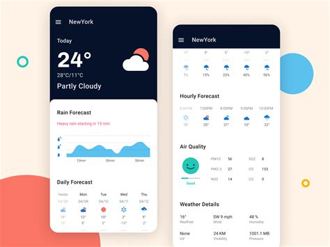 Weather App Ui Design By Zhitian纸田 On Dribbble