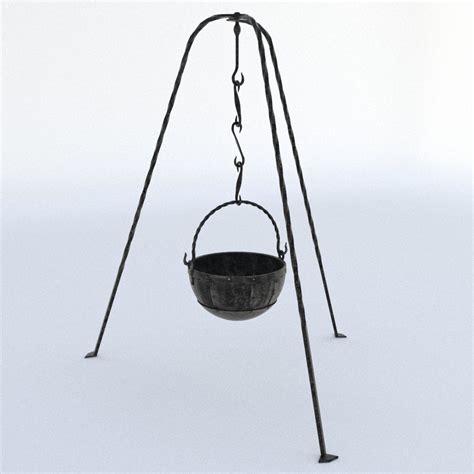 바이킹 요리 냄비 3d 모델 5 Ma Free3d