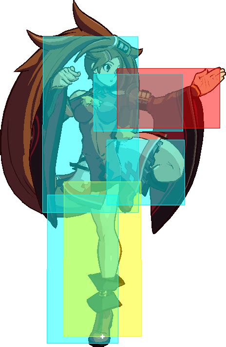 File Ggxrd Jam P Hitbox Png Dustloop Wiki