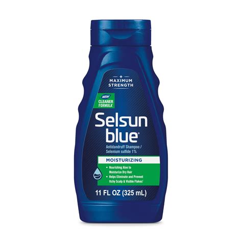Selsun Bluemoisturizing Antidandruff Shampoo Maximum Strength Scalp Treatment With Selenium