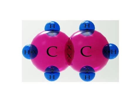 Electron Dot Structure Of Ethane 02 3D Model CGTrader