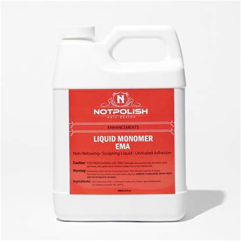 Ema Liquid Monomer For Acrylic Nails Low Odor Mma Free Notpolish Inc