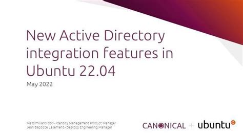 New Active Directory Integration Features In Ubuntu 2204 Ractivedirectory