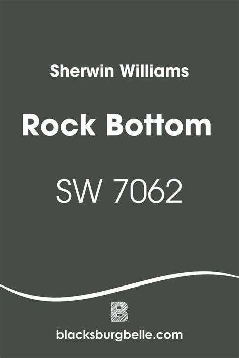 Sherwin Williams Rock Bottom Palette Coordinating Inspirations