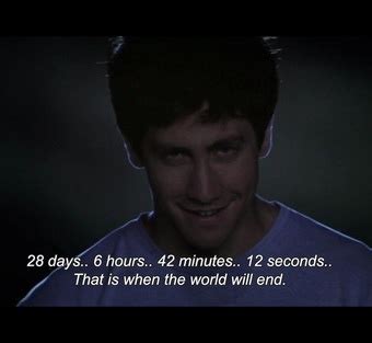 Donnie Darko Donnie Darko Frank Quotes Donnie Darko Countdown Tattoo