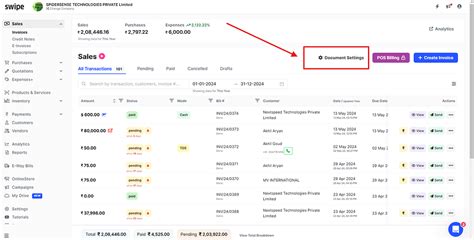 How To Show HSN Summary In The Invoice On Web General Swipe