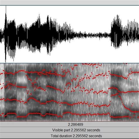 Spectrogram Showing Formant For 1st Male Speaker Download Scientific