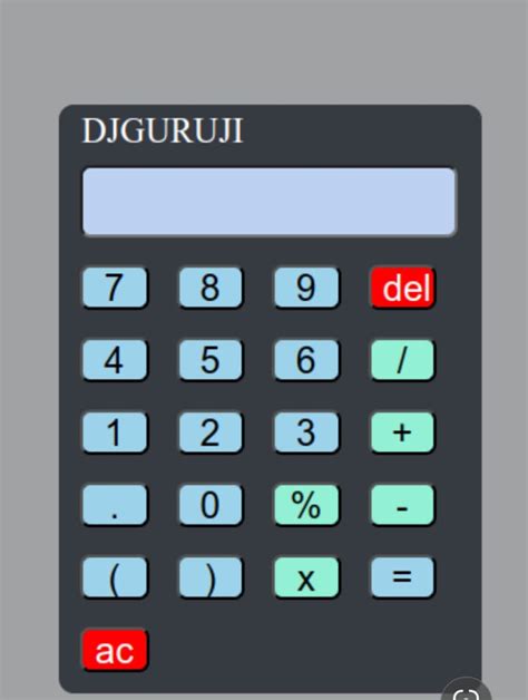 Github Djgurujicalculator