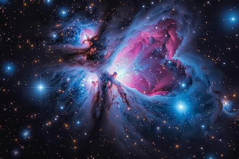 Premium Photo Large Star Cluster Illuminating Night Sky