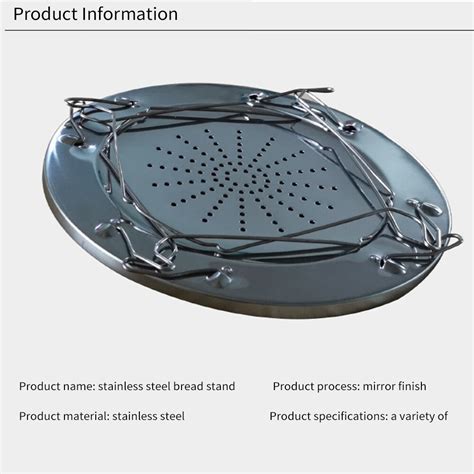 Toaster Rack Simple Portable Stainless Steel Toast Grandado